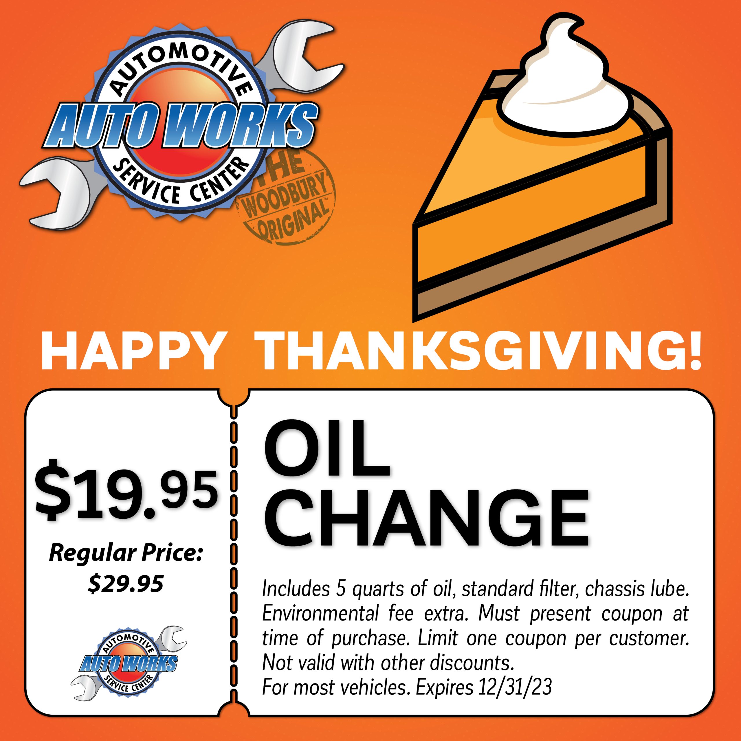 Auto Repair Specials | Auto Works Service Center | Woodbury, MN