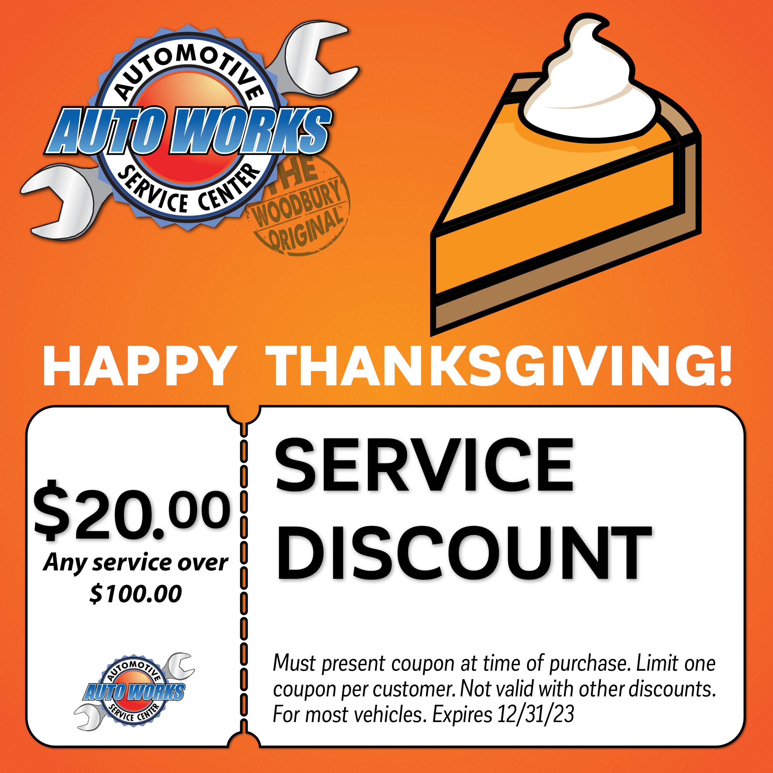 Auto Repair Specials | Auto Works Service Center | Woodbury, MN